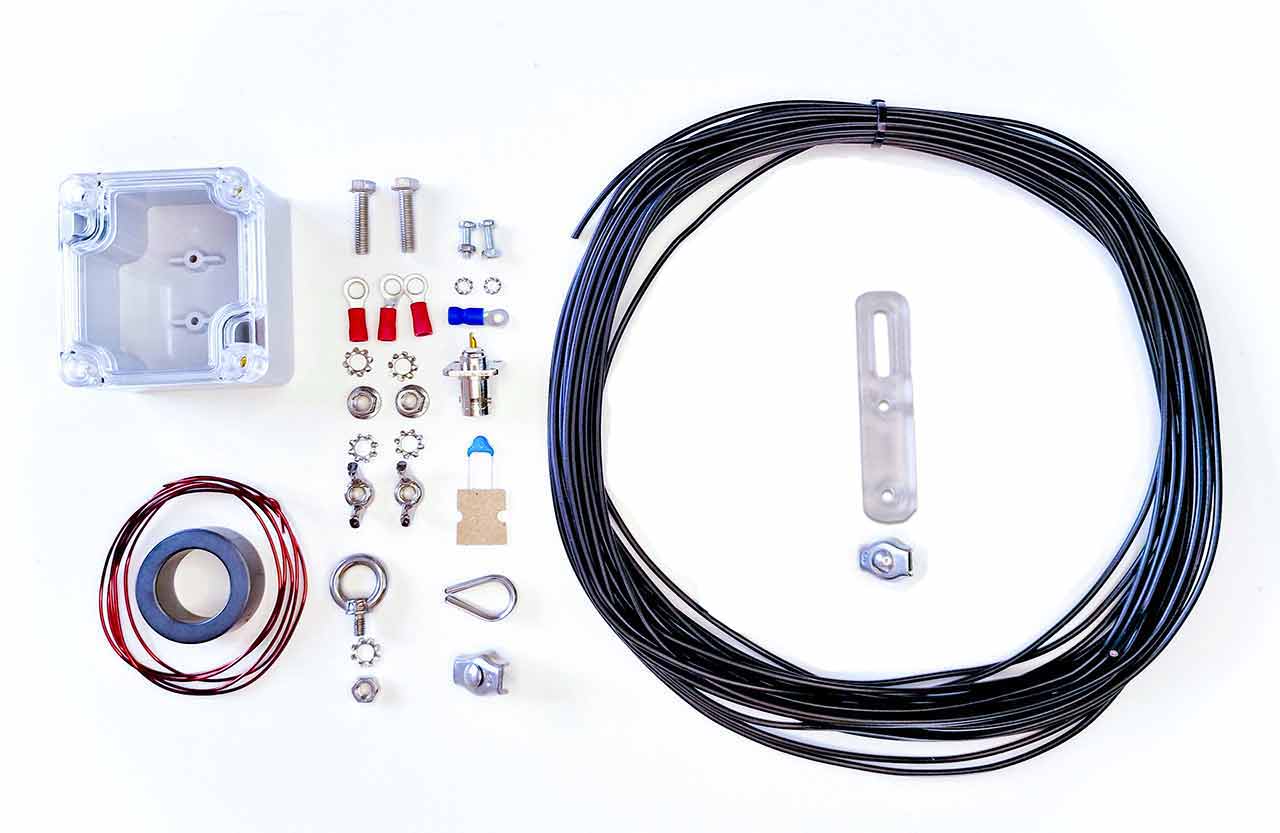 Mini Endfed Multiband Antenne DIY-Bausatz für 10-15-20-40 Meter ohne Spule